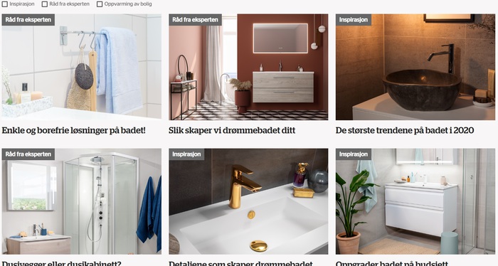 Tips og inspirasjon til hjemmet